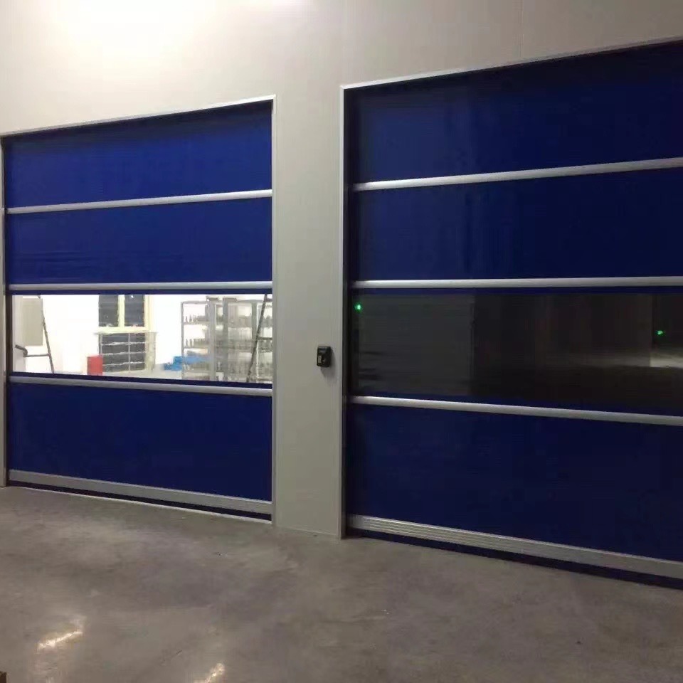 厂家pvc快速卷帘门自动感应工业防尘高速升降抗风防火电动卷闸门-阿里巴巴