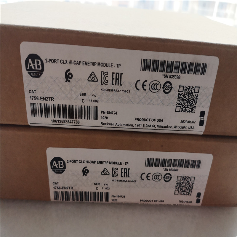 AB PLC 网络模块 全新原装正品 Allen-bradley 1756-EN2TR-阿里巴巴