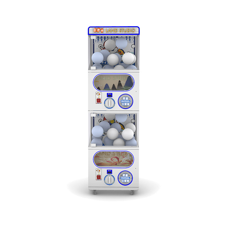 Large commercial double-layer egg twisting machine doll machine factory ...