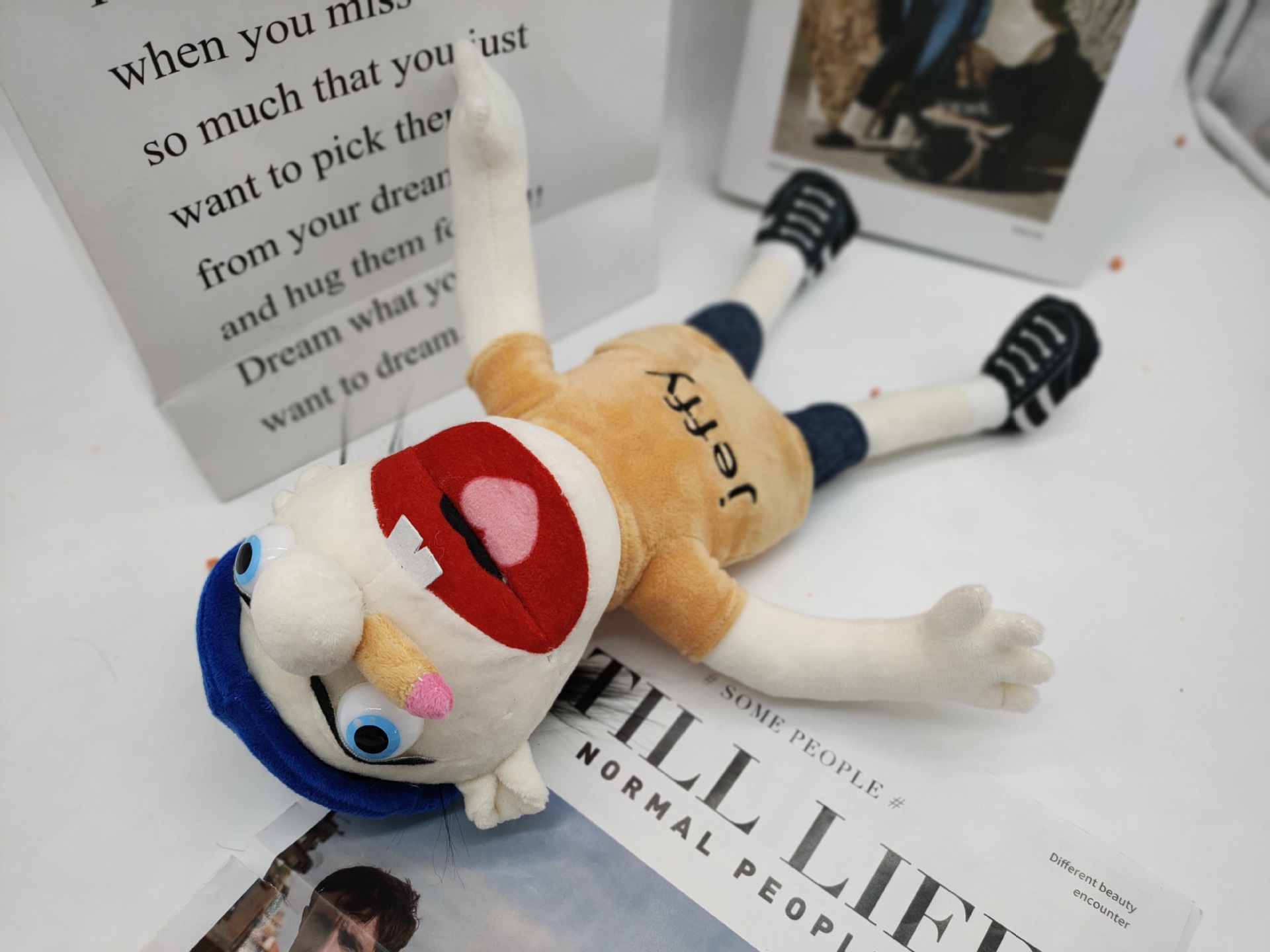 跨境清仓Thicc Jeffy Plush杰夫Jeffy Hat Game游戏公仔毛绒玩偶-阿里巴巴