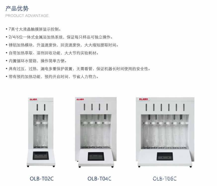 OLABO欧莱博OLB-T04C自动索式提取器加热萃取溶剂回收 脂肪测定仪-阿里巴巴