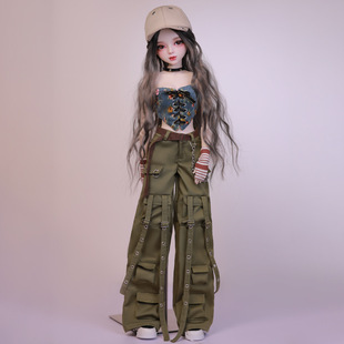 正版3分bjd霓萌娃娃辣妹风60厘米mjd娃娃换装玩具关节玩偶套装-阿里巴巴