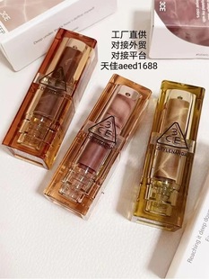 新品3ce琥珀口红透明亚克力小冰块口红肉桂奶茶牛草莓红琥珀口红-阿里巴巴
