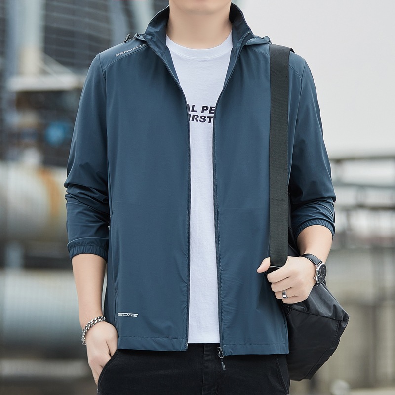 Sun Protection Clothing Men's Summer Skin Clothing Jacket Breathable ...