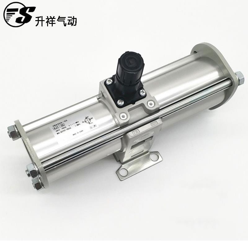 SMC款气动增压阀VBA10A-02气缸增压泵VBA20A-03升压阀VBA40A-04GN-阿里巴巴