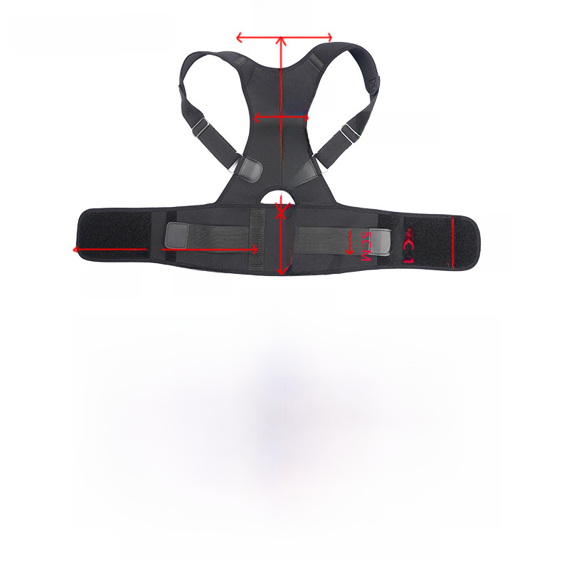 Cross-border Camelback Strap Slim-fit Men's and Women's Back Posture ...