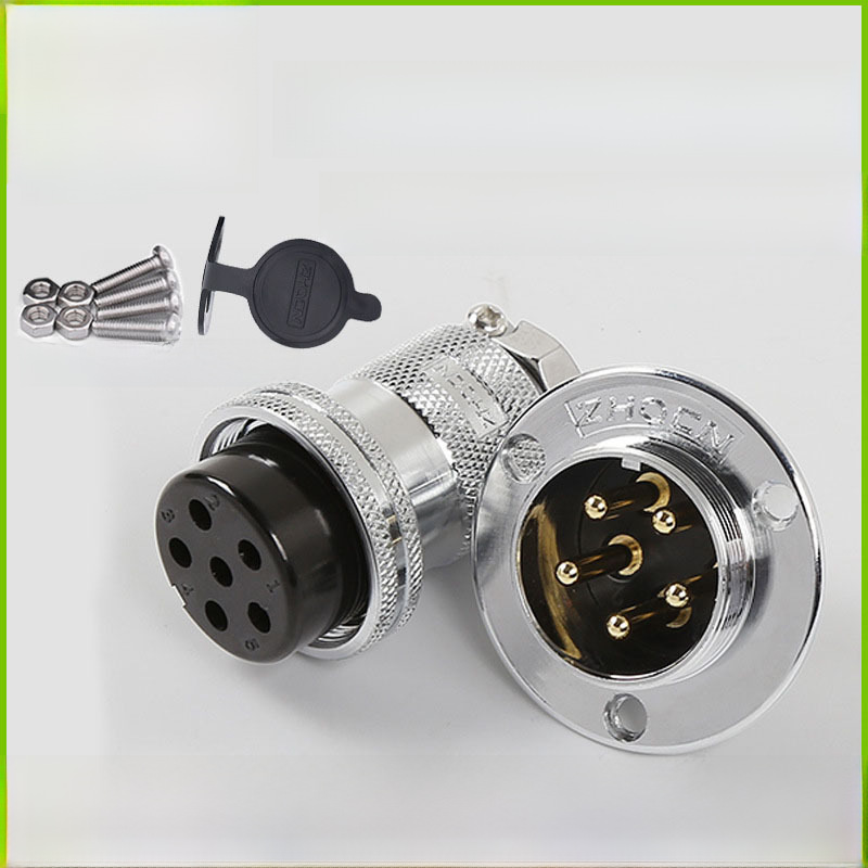 Aviation plug socket DF30-2/3/4/5/6/7/8 pin 10-core formal disc flange electrical connector ...