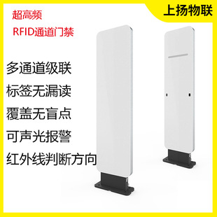 RFID通道门超高频读写器人员出入图书馆仓库通道式防盗门禁报警-阿里巴巴