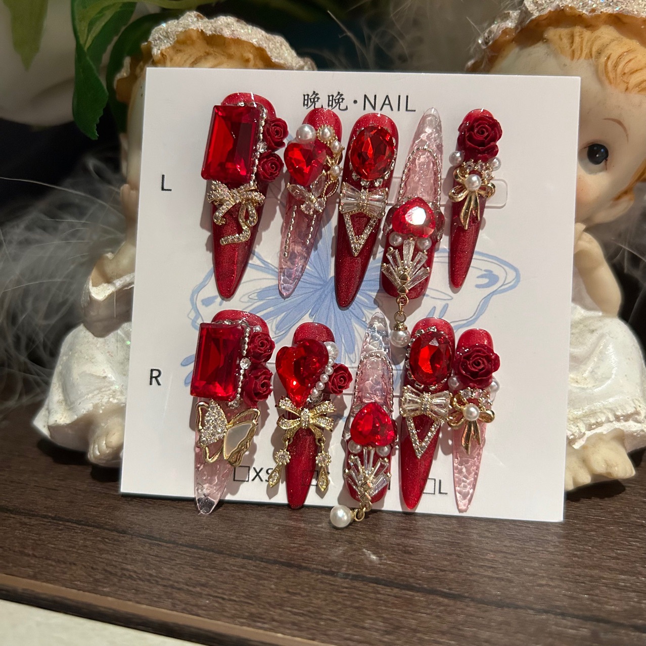 Ice and Fire Queen Pure Hand-worn Armor Full Zirconium Accessories ...