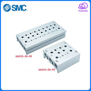 正品SMC原装电磁阀 SY3140系列汇流板SS5Y3-41-02/08/16/18/20-M5-阿里巴巴