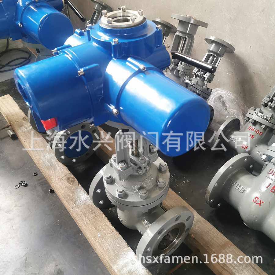 Z941H-16C-DN80智能调节型电动闸阀 双法兰电动闸阀4-20mA DC信号-阿里巴巴