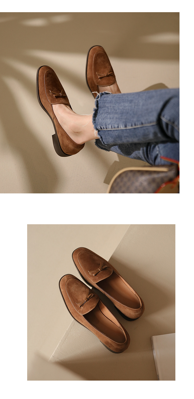 CHIKO Anahi Square Toe Block Heels Loafers Shoes