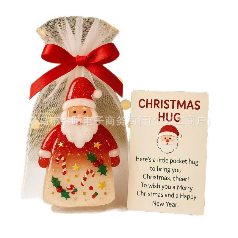 便携热销奇趣Little Pocket Christmas Hug口袋圣诞抱抱新年礼物-阿里巴巴