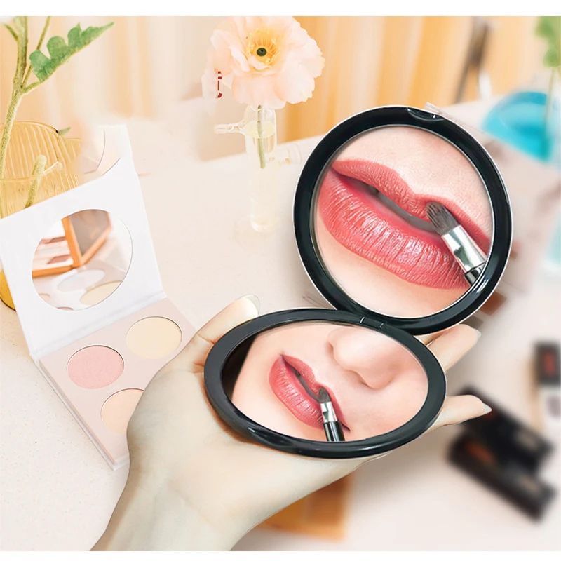 Portable Mini Makeup Mirror Compact Pocket Handheld Mirror 1-阿里巴巴
