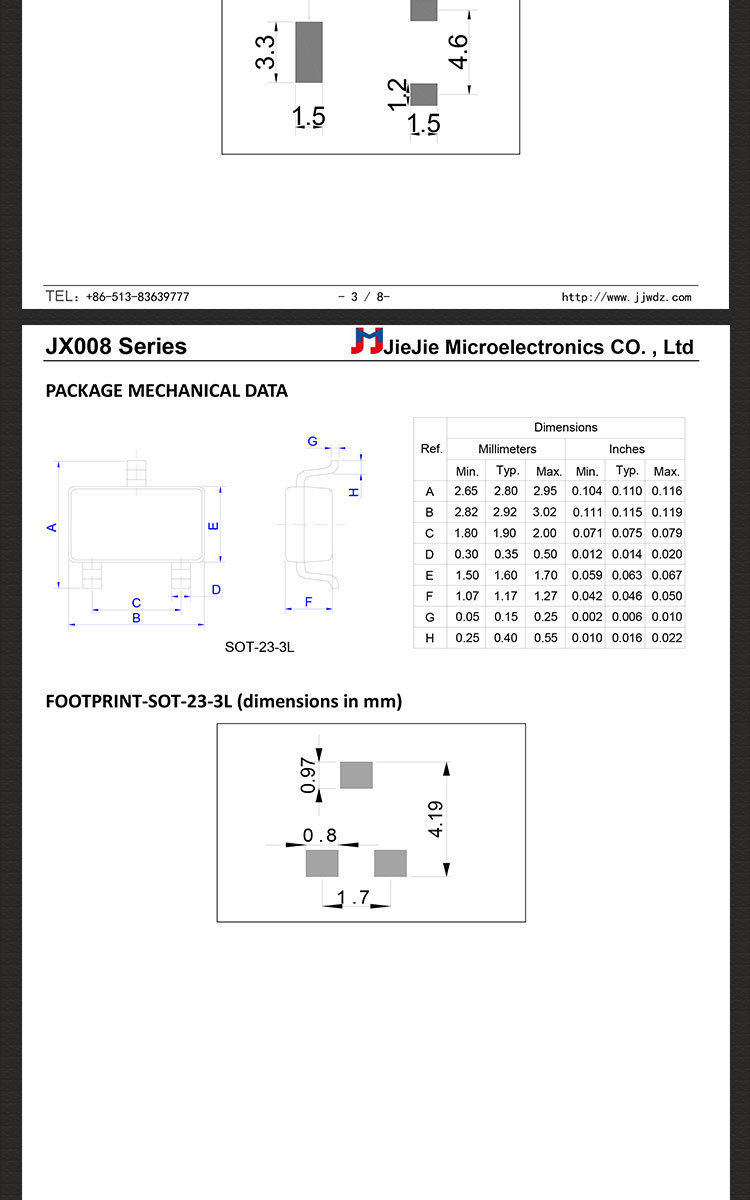 【江苏捷捷微】江苏捷捷微单向可控硅JX008N2封装SOT-89-2L-阿里巴巴