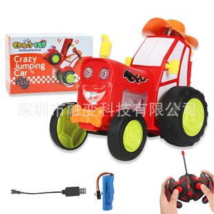 亚马逊爆款Crazy Jumping Car Toy遥控电动玩具特技车深圳现货-阿里巴巴