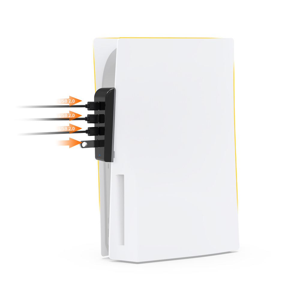 PS5 USB 2.0 HUB高速传输扩展器PS5USB连接分线器p5 HUB转换器-阿里巴巴