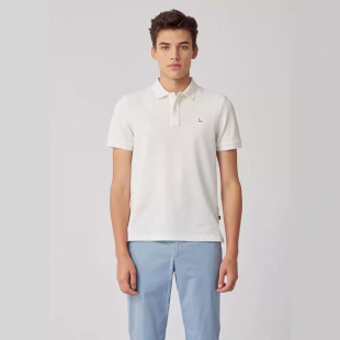 哈吉斯hazzy夏季新款高端珠地棉刺绣纯色男士翻领T恤短袖Polo衫-阿里巴巴