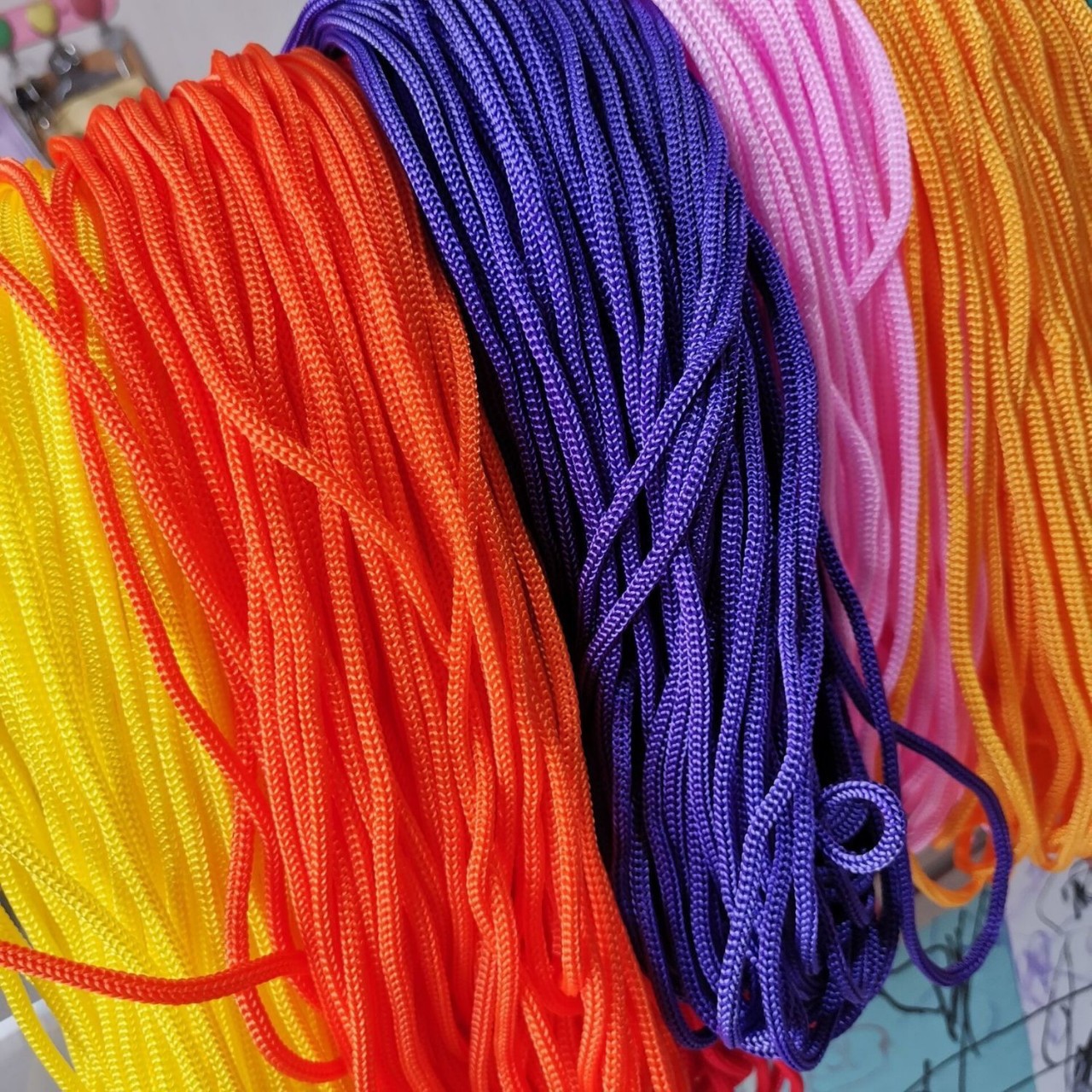 厂家 pp绳白黑色抽绳丙纶绳 四针绳子空心束口手提绳彩色 尼龙绳-阿里巴巴