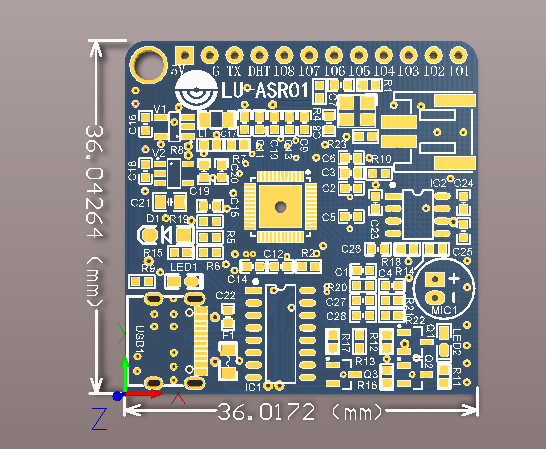 LU-ASR01智能语音识别控制模块 离线识别 自定义词条 远超LD3320-阿里巴巴