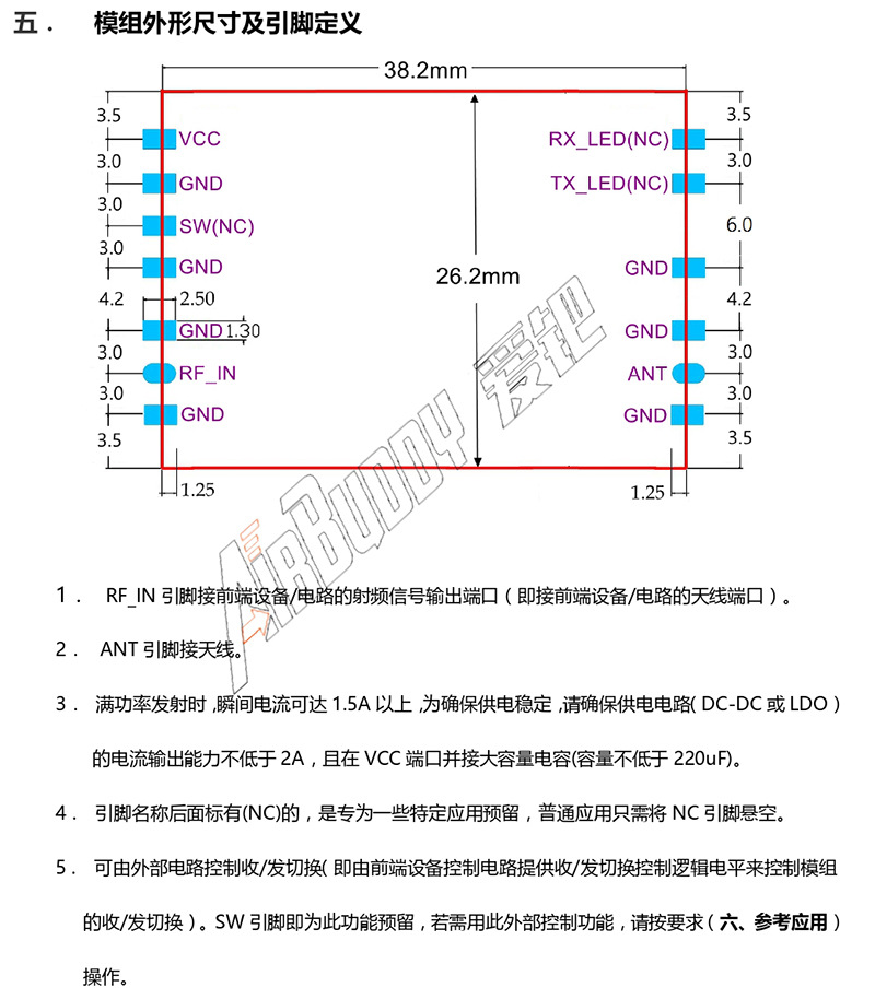 AB-IOT-433-SMA双向信号放大2W功率可调433MHz发射接收双向放大器-阿里巴巴