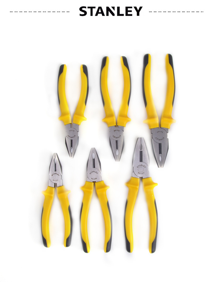 史丹利工具双色柄钢丝钳 84-414-23/84-415-23/84-417-23-阿里巴巴