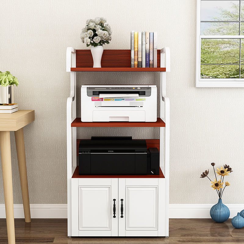 Printer Rack Office Table Side Storage Rack Floor Multi-Layer Storage ...