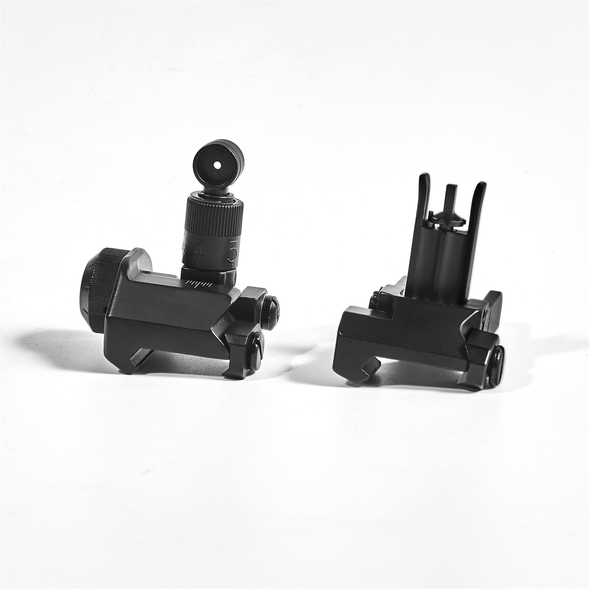 KAC600全金属机瞄折叠瞄金属照面准星前后一套可折叠模型准纯金属-阿里巴巴