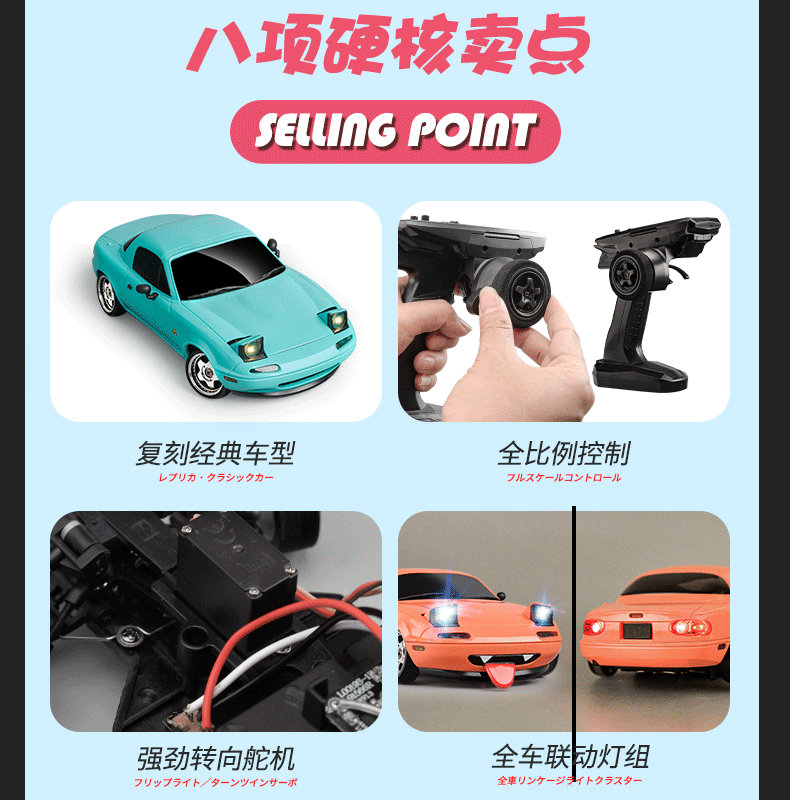 兰达科技LD1804翻灯漂移遥控车RC漂移充电高速赛车儿童玩具批-阿里巴巴