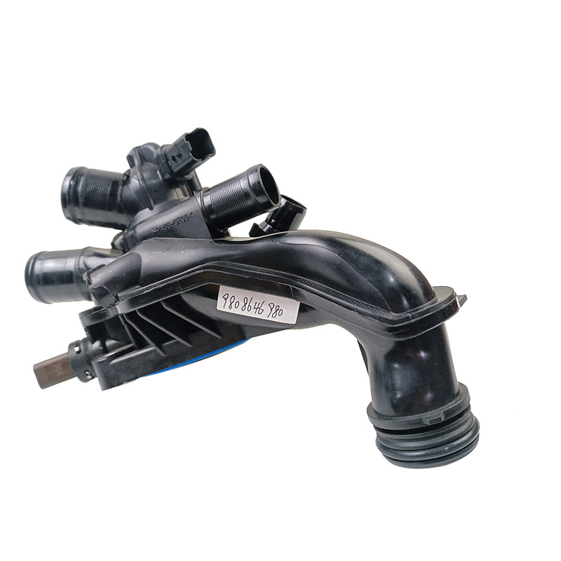 适用标致雪铁龙208/308/2008/3008节温器总成出水室OE 9808646980-阿里巴巴