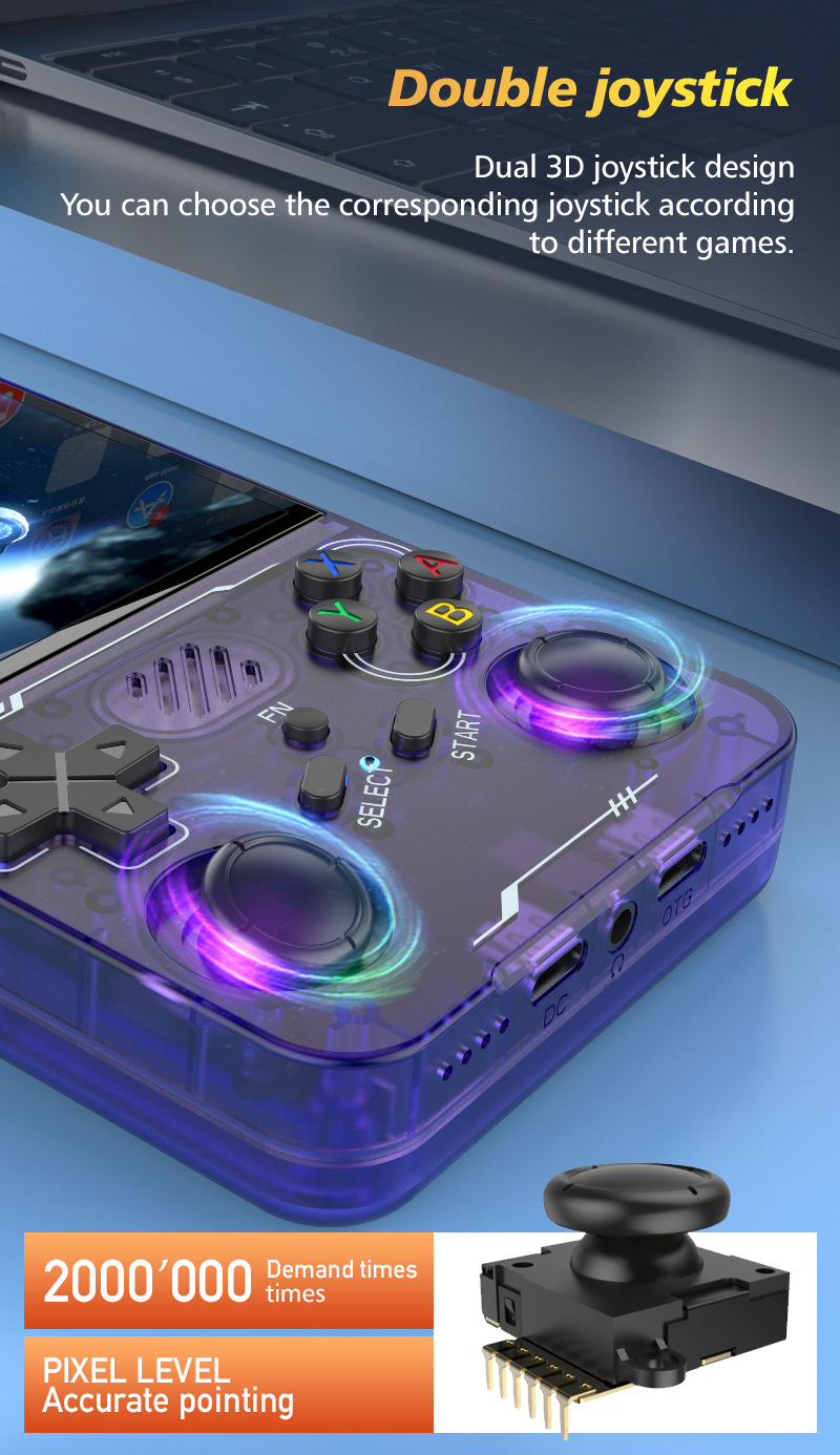 跨境R36x掌机r36xx掌上游戏机开源掌机可联机对打可连WiFi多功能-阿里巴巴