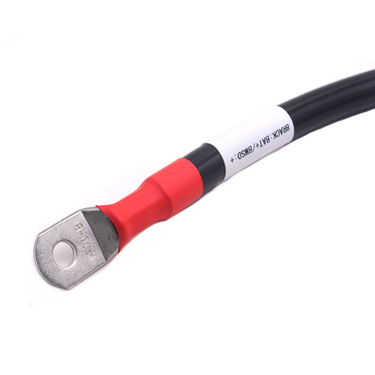 太阳能光伏线束UL11627#2/0光伏头加铜鼻子SC70-8端子线束加工-阿里巴巴