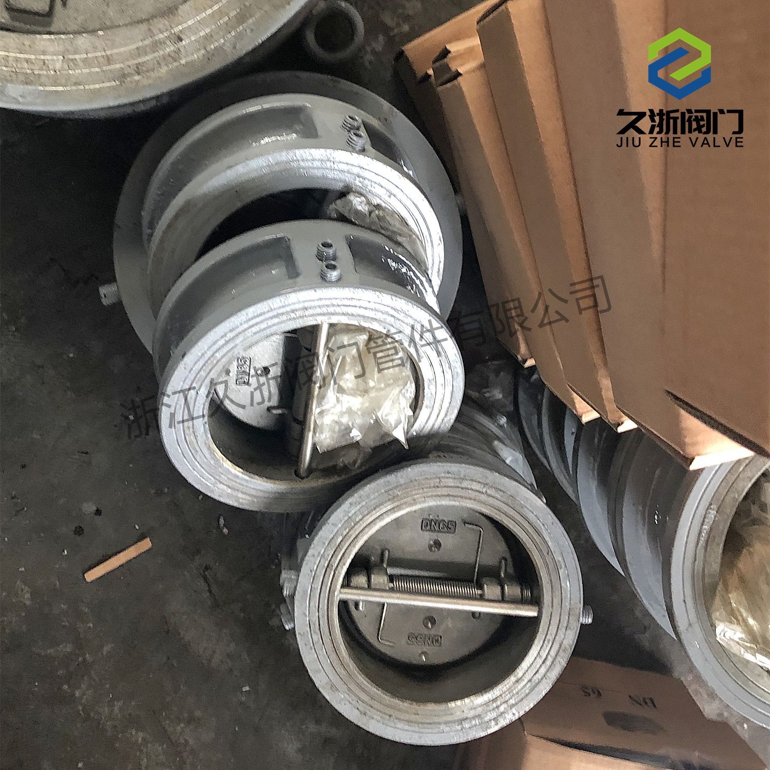 H76H-16C 碳钢双瓣对夹止回阀 水泵单向流通管道防止倒流止回阀-阿里巴巴