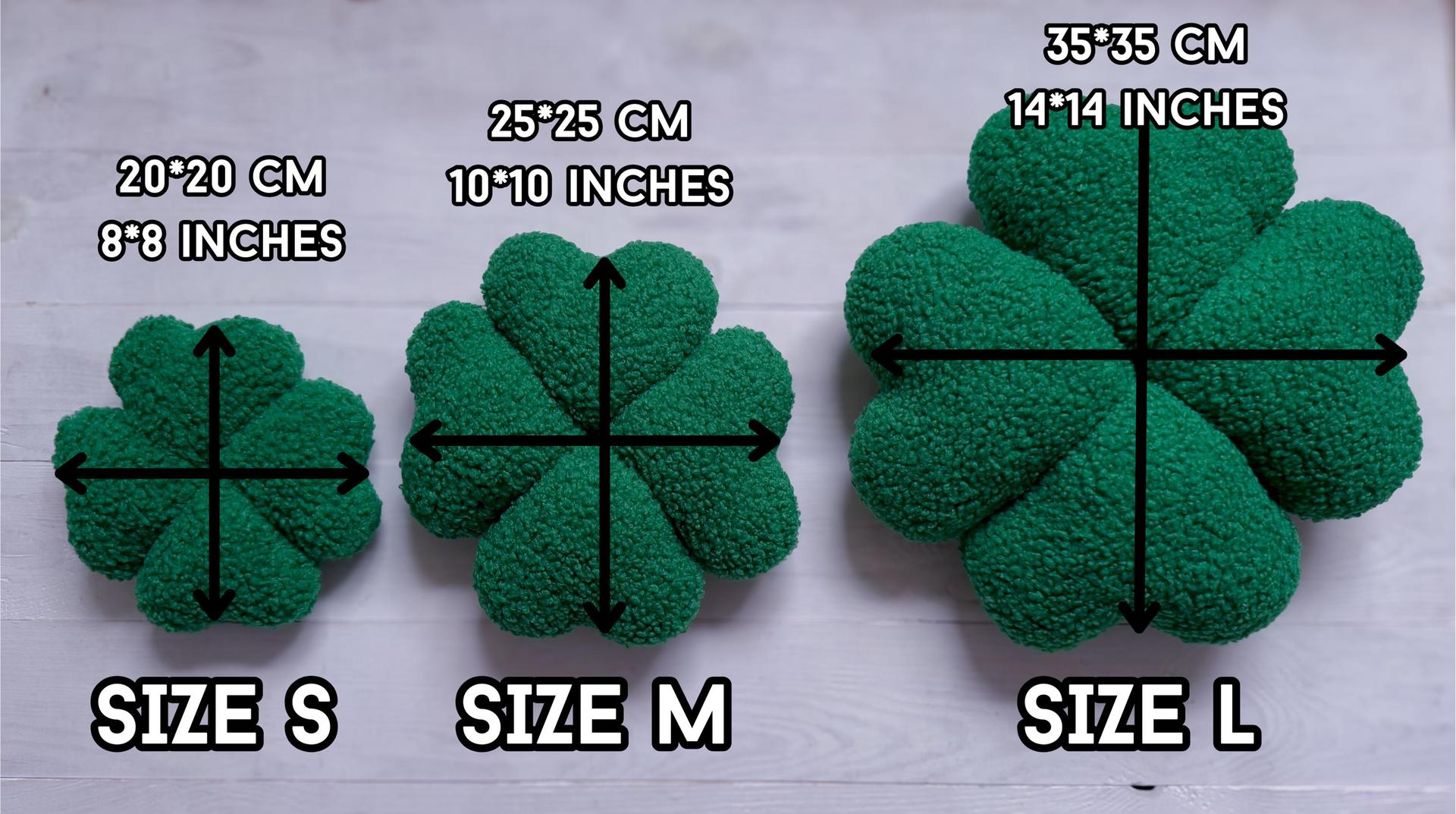 绿三叶草抱枕-绿色装饰 四叶草|褶皱三叶草抱枕 好运抱枕 爱尔兰-阿里巴巴
