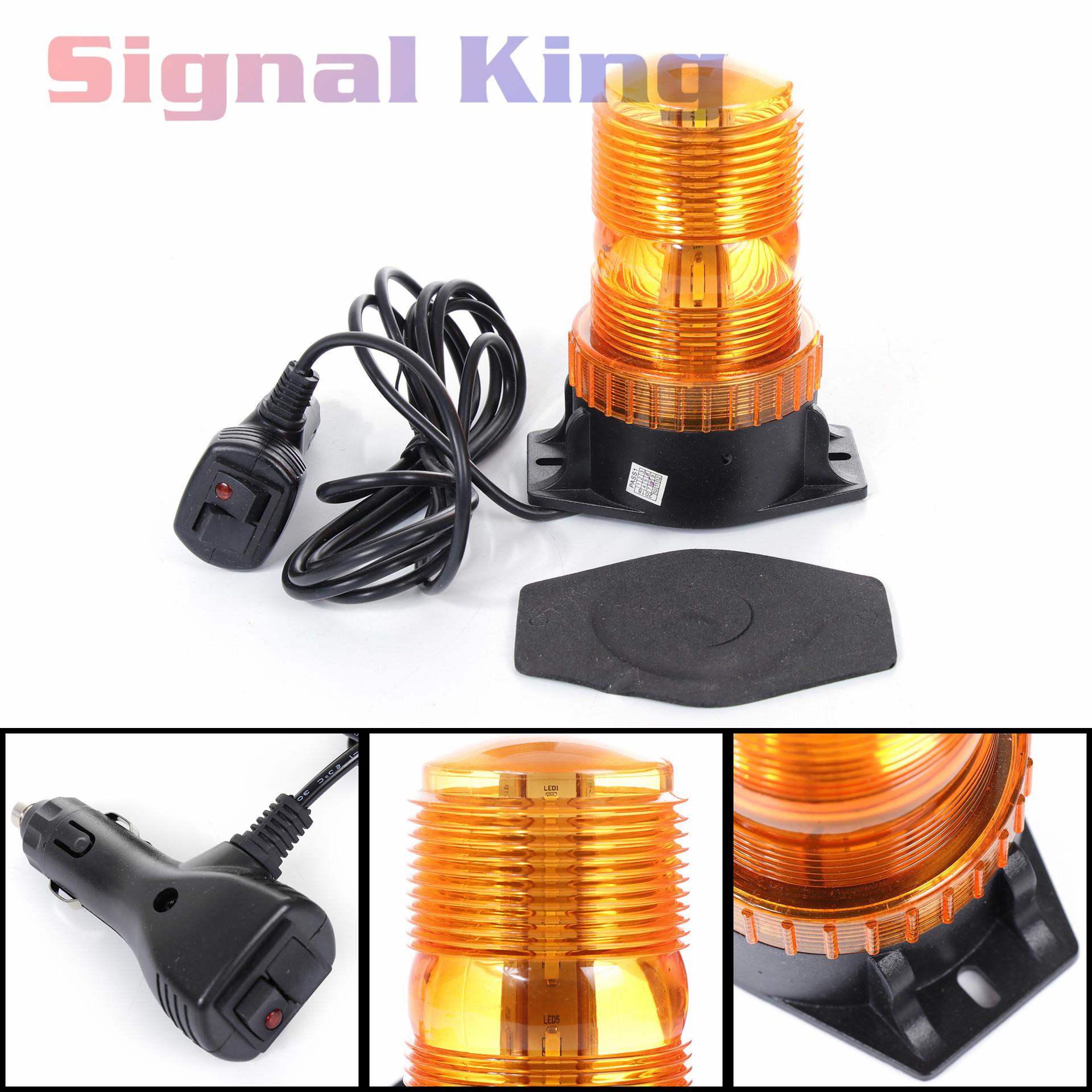 新款LED爆闪灯 12-24V货车灯卡车灯警示灯 30LED大功率频闪小黄灯-阿里巴巴