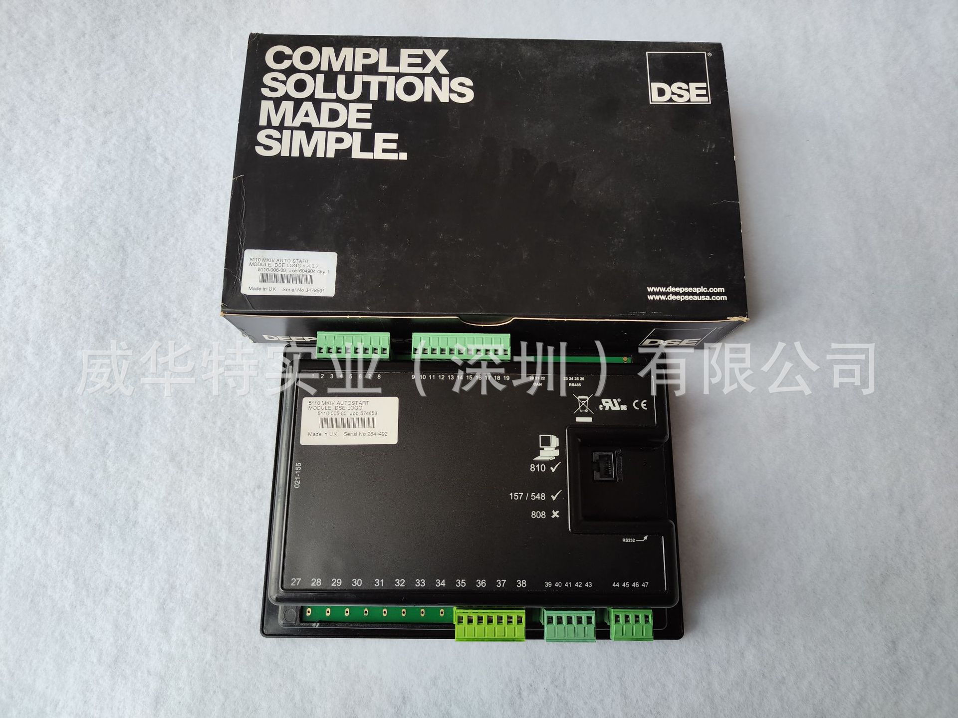 Deep Sea Electronics DSE5110 5120 5210 5220英国深海控制器-阿里巴巴