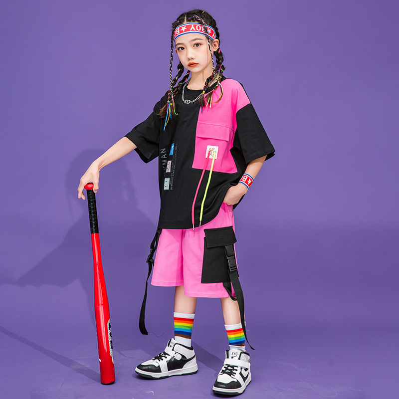 June 1 children's dance costumes boy cheerleading dance suit girls ...