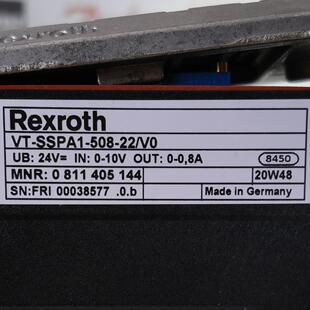 0811405144 VT-SSPA1-508-2X/V0/0 Rexroth比例阀放大器-阿里巴巴