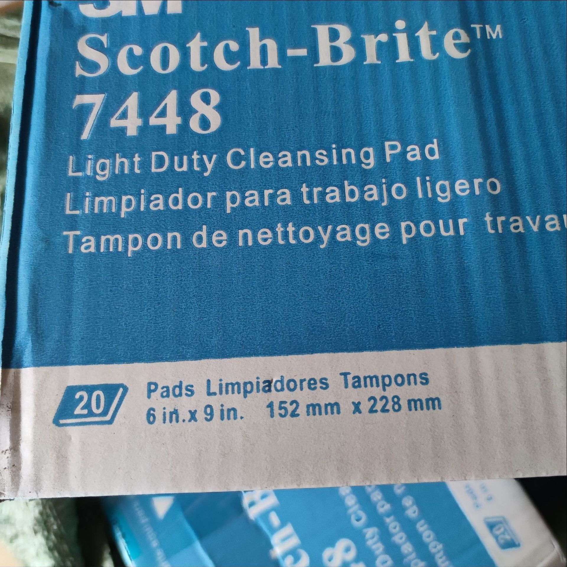 3M7448 工业百洁布3M Scotch-Brite Hand Pad 7448 152*228MM-阿里巴巴