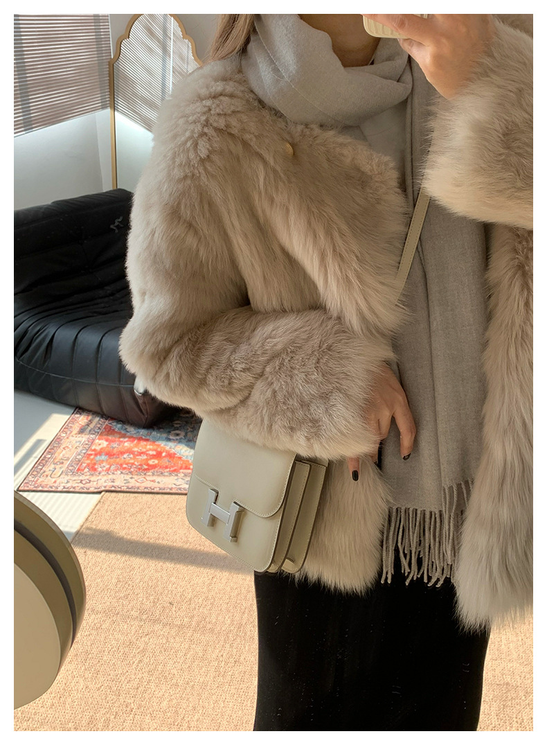 |九十春光|环保仿皮草外套女冬季高级气质毛绒短款托斯卡纳-阿里巴巴