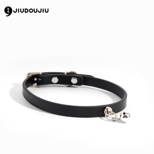 JIUDOUJIU项圈SM情趣用品狗奴k9颈圈束缚choker牛皮项链源头厂家-阿里巴巴