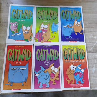 英文原版 Catwad 鬼马喜猫系列 6册合售-阿里巴巴