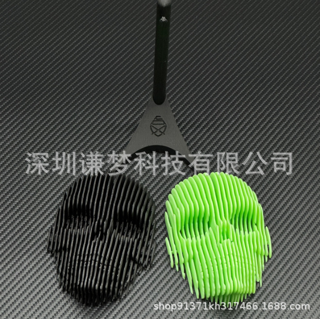 3D Printed Luminous Quantum Skull发光量子头骨万圣节礼物装饰-阿里巴巴