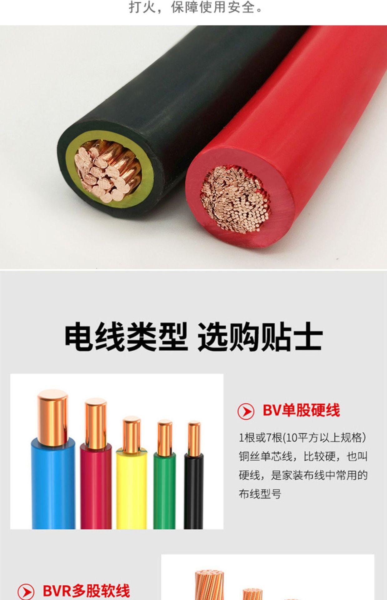 纯铜电线BVR/BVV10 16 25 35 50 70 95 120平方单芯双塑软电缆线-阿里巴巴