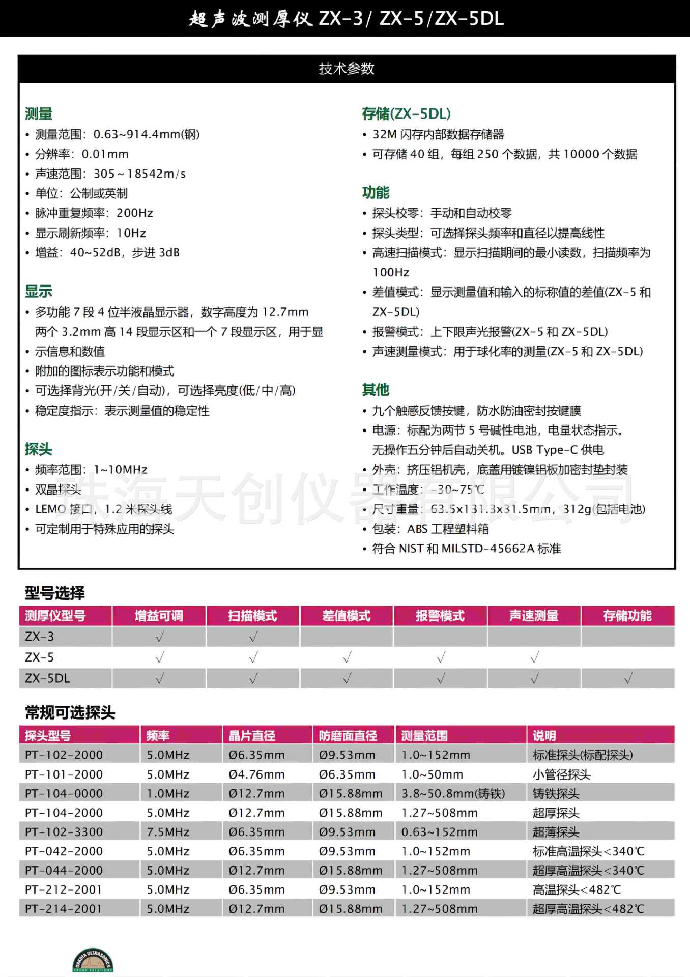 美国dakota超声波测厚仪ZX-3/ZX-5/ZX-5DL/ZX-6/ZX-6DL/MVX测厚仪-阿里巴巴