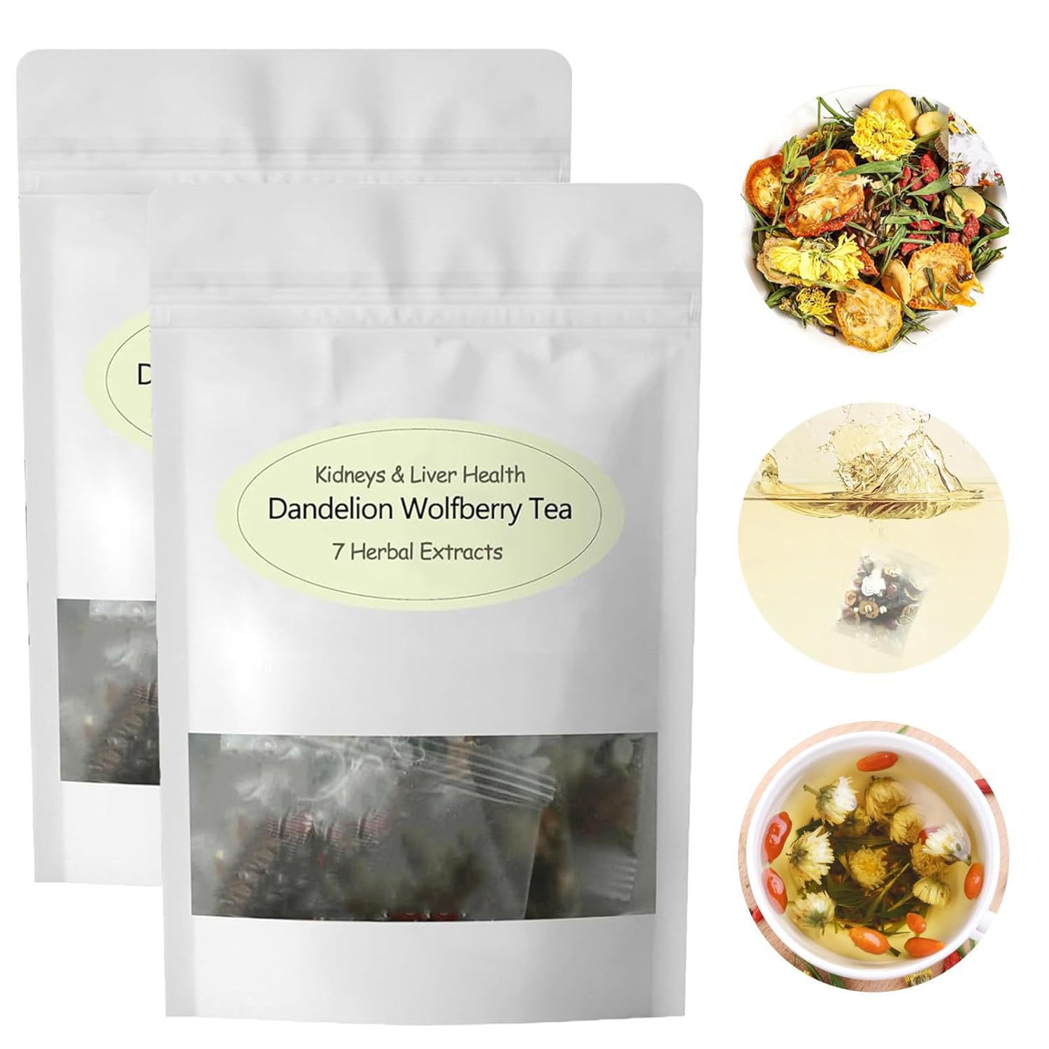 蒲公英枸杞茶Dandelion Wolfberry Tea跨境TK爆款代用茶包定OE制M-阿里巴巴