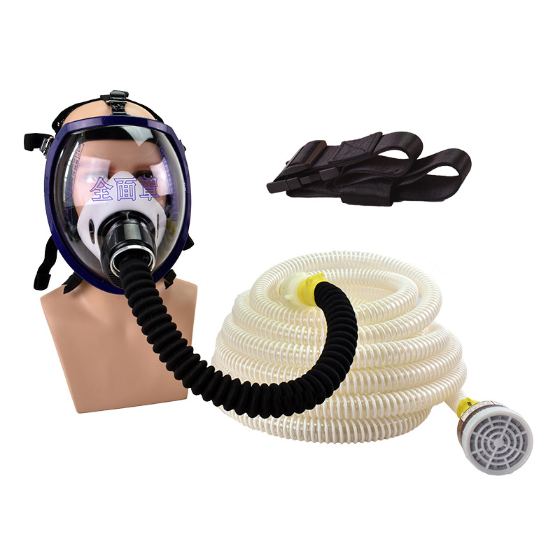 励德自吸式长管空气呼吸器 6800面罩长管防毒面具 自吸式防毒面具-阿里巴巴
