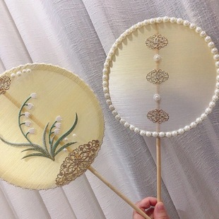 蚕丝扇子diy材料包母亲节幼儿园活动团建暖场手工自制礼物送妈妈-阿里巴巴