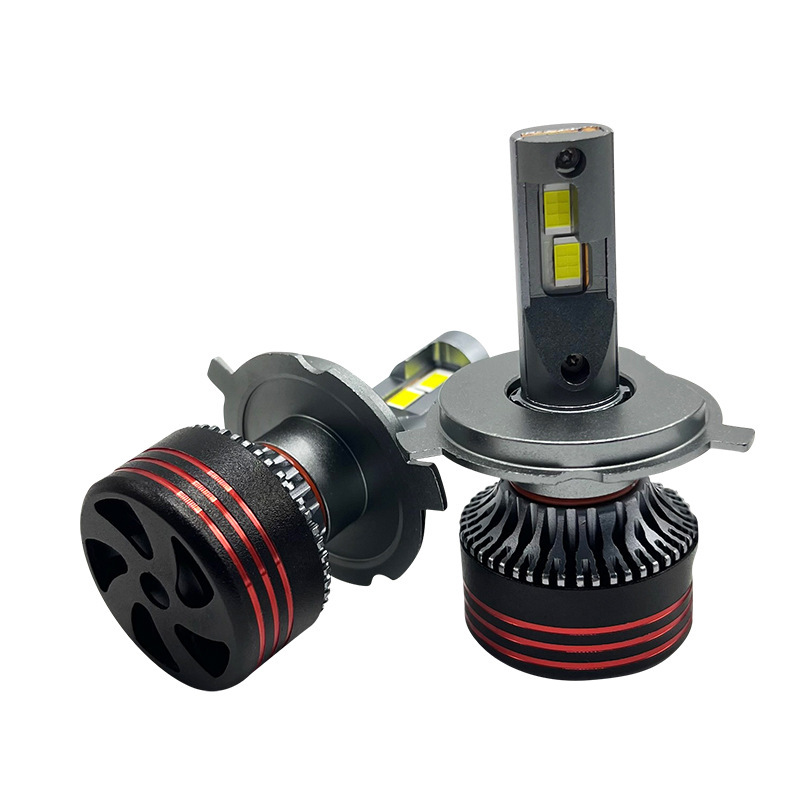 新品LED大灯M8pro汽车led大灯大功率聚光高亮远近光一体前大灯-阿里巴巴