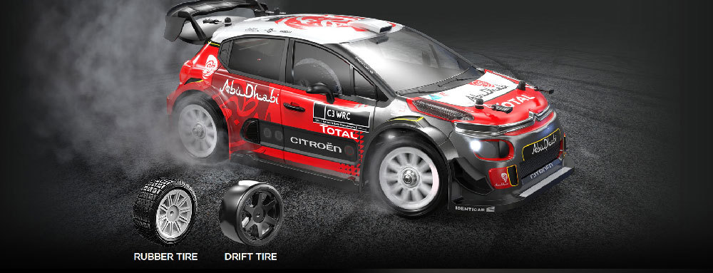 美嘉欣14303高速漂移1：14全比例金属底四驱车拉平跑赛车模型玩具-阿里巴巴